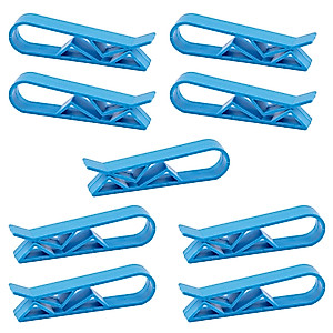 Framendino, 10 Pack Garbage Bin Clips Trash Bag Clips Plastic Washroom Trash Can Bag Clips Waste Basket Garbage Bin Clamp Rubbish Bag Clips Anti-Slip Fixation Clip Holder for Home Office
