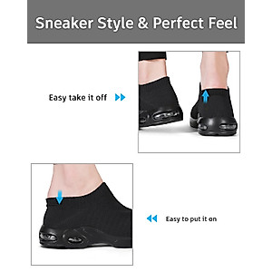 Steel Toe Shoes for Women with Arch Support, Lightweight Comfortable Work Safety Shoes Slip Resistant Indestructible Sneakers, All Black 38.5
