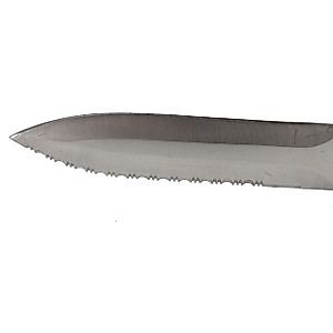MIDWEST Flex Duct Knife - 5" Blade with Rubberized Handle & Nylon Sheath - MWT-FDK02