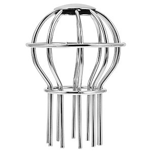 DOITOOL Leaf Filter Gutter Protection - 4inch Anti Clogging Stainless Steel Gutter Strainer - Anti Blocking Outdoor Drain Cover Gutter Guard for Outdoor, Rooftop Terrace