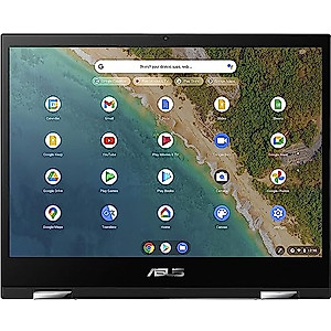 ASUS Chromebook Flip CM3, 12" Touchscreen NanoEdge Display, MediaTek™ Kompanio 820 (8192), Arm NATT MC5 GPU, 64GB eMMC, 4GB RAM, Wi-Fi 5, Chrome OS, CM3200FM1A-DH01T (Renewed)