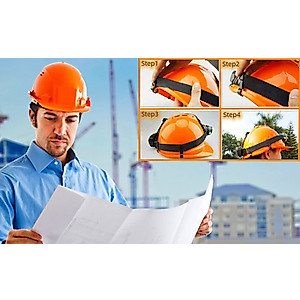 JLBLNHW 20 Pack Helmet Clips for Headlamp, Hardhat Headlamp Accessory, Hard Hat Accessories, Headlamp Hook, Hard Hat Light Clips, Easily Mount Headlamp on Narrow-Edged Helmet