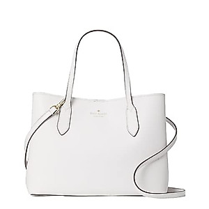 Kate Spade New York Harper Satchel Handles Crossbody Shoulder Strap Handbag (Parchment)