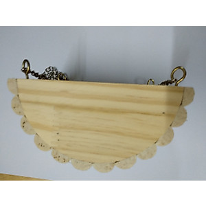 Hypeety Wooden Hamster Swing Toy for Dwarf Hamster Gerbil Rat Mouse Mice Small Animla Cage Perch StandToy