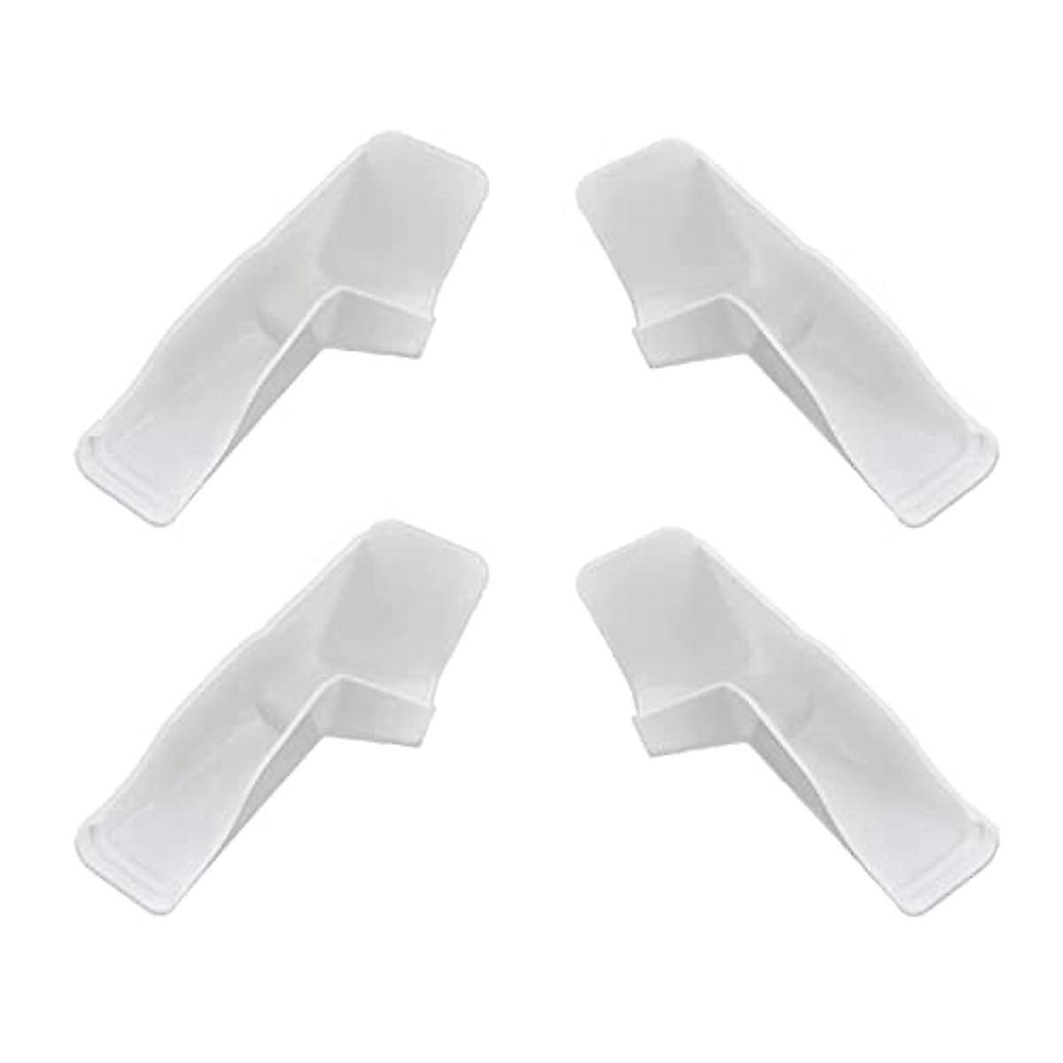 Rain Gutter Spout, RV Gutter Spouts, 𝑼𝒏𝒊𝒗𝒆𝒓𝒔𝒂𝒍 𝑺𝒊𝒛𝒆 to Protect The top of The RV in Rainy Days, Directs Rainwater Away from The Sides of Your RV, Left and Right Side, 2 Left & 2 Right）