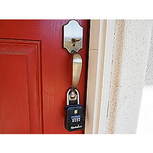 SimbaLux Combo Realtor Lockbox Quality 4 Digit Numeric Combination Real Estate Lock Box, 6-Pack