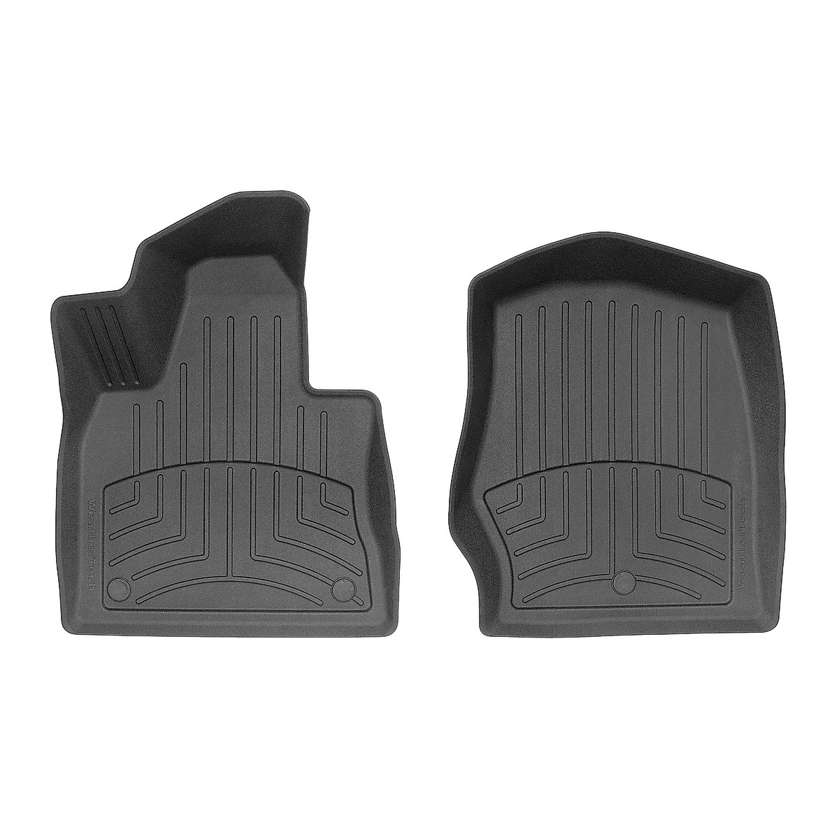 WeatherTech FloorLiner HP Custom Fit Floor Mats for Ford Explorer Hybrid, Explorer ST, Explorer - 1st Row (4415751IM), Black