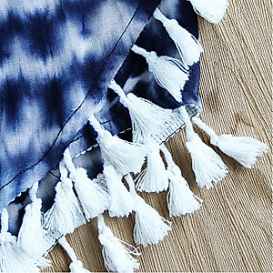 DyAi Tassel Fringe Trim, 21Yards White/Black/Beige Cotton Lace, Tassels Fringe Lace Trim Ribbon for Women Dress, Cloth, Bags, Curtain, Home Decor and Other DIY Craft Supply