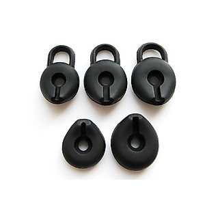 Full-Complete Set of Earbuds Eartips Compatible with Blueant Q1, Q2, Q3, T1, V1, V1x and Endure T2 Headset Wireless Devices