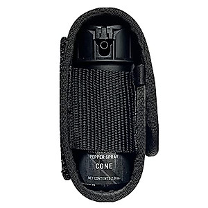 Redd Pepper Spray, Tactical OC/CS Pepper Spray and Nylon Holster - Flip Top Cone (2 Ounce)