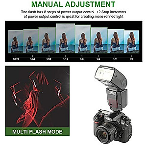 Meike MK430 TTL Flash Speedlite Compatible with Nikon D7100 D5300 D5200 D3500 D3100 D600 D800 D3200 D90 D80 D300 D7500 D780,etc