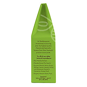 Wedderspoon Organic Manuka Honey Drops, Eucalyptus & Bee Propolis, 20 Count (4oz) (Pack of 1)| Genuine New Zealand Honey | Perfect Remedy For Dry Throats