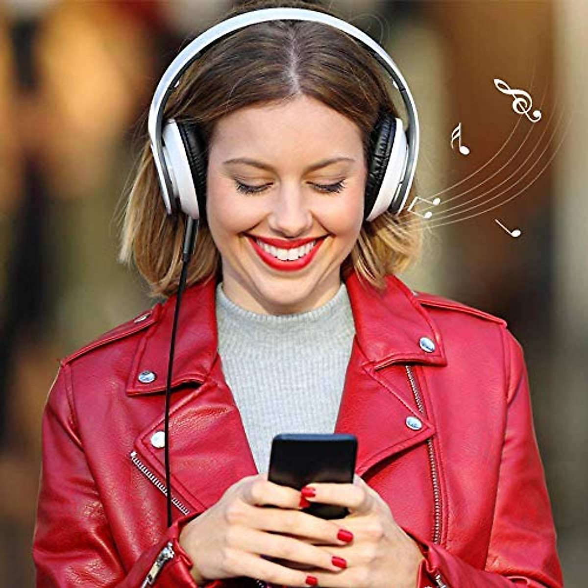 Aux Cord for iPhone Car Adapter,3.3Ft [Apple MFi Certified] Lightning to 3.5mm Aux Audio Cable Compatible with iPhone14/13/12/11/XS/XR/X 8 7 6/iPad/iPod to Car/Home Stereo,Speaker,Headphone All iOS