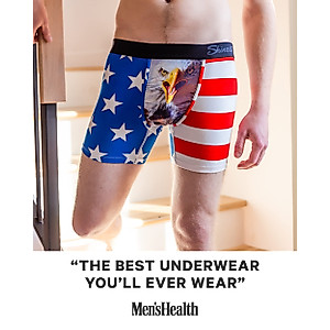 Shinesty Hammock Support Mens Underwear with Pouch | Mens Large Boxer Briefs Flyless | US Large American Eagle