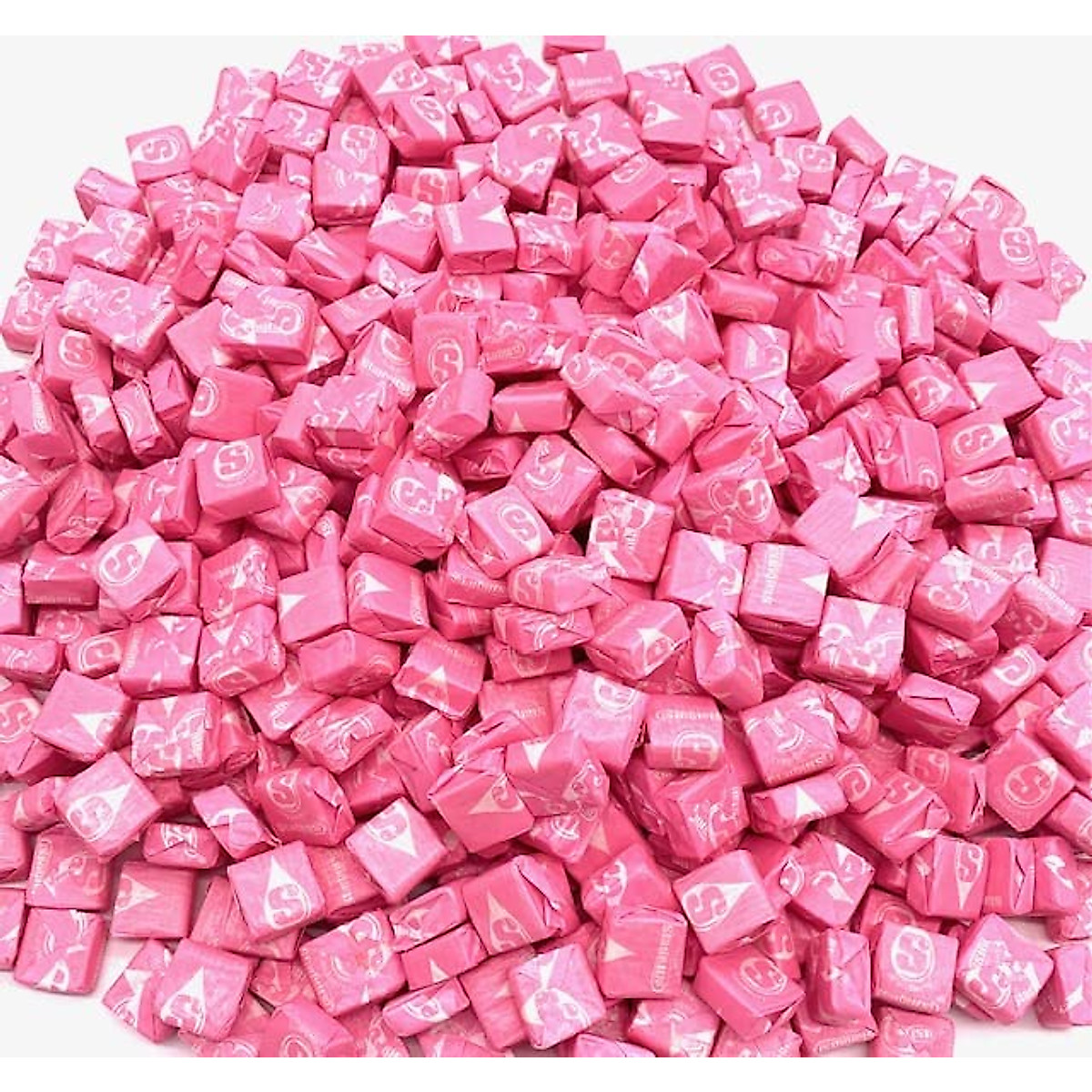 Pink Strawberry Starburst 3LB Bulk Wrapped Taffy Candy 5-Star Compatible
