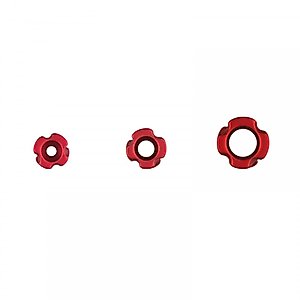 3Pcs Bow Sight Peep, 1/4" 3/16" 1/8" Portable Aluminum Alloy Peep Sight Bow for Compound Bow