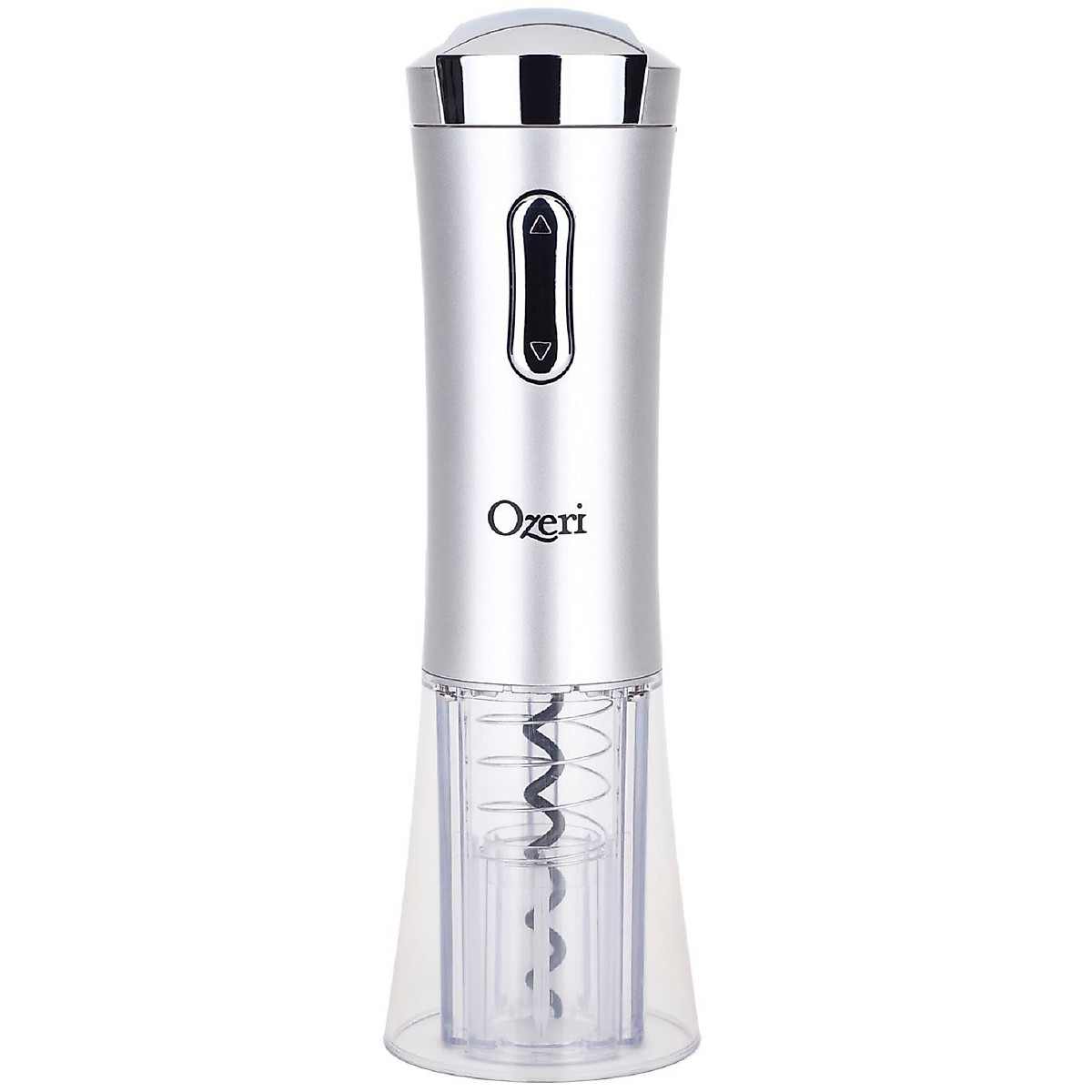 Ozeri Nouveaux II Electric Wine Opener with Foil Cutter, Wine Pourer and Stopper