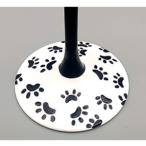 Paw Print Martini Glass - Pet Lover Gift - Dog, Cat Prints - Cocktail Glass