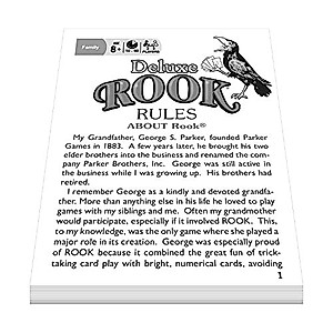 Winning Moves Deluxe Rook, Popular Card Game for Over 100 Years, for 2 to 6 Players, Ages 8+