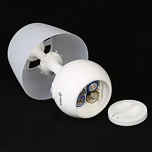 Ivation 12-LED Battery Operated Motion Sensing Table Lamp - Dual Color Range - Available Settings Include Manual & Automatic Motion & Light Sensing, White