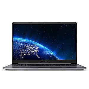 ASUS VivoBook F510UA Thin and Lightweight 15.6” FHD WideView NanoEdge Laptop, Intel Core i5-7200U 2.5GHz, 8GB DDR4 RAM, 1TB HDD, USB Type-C, Fingerprint Reader, Windows 10 – F510UA-AH50