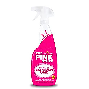 Stardrops - The Pink Stuff - The Miracle Cleaning Paste, Multi-Purpose Spray, Bathroom Foam Spray, Window & Glass Cleaner, and Cream Cleaner Bundle