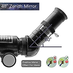 MOLIMOLLY 70mm Aperture 400mm AZ Mount Astronomical Refractor Telescopes for Adults and Kids Fully Multi-Coated Optics Astronomy Refractor Telescope with Tripod Smartphone Adapter Backpack