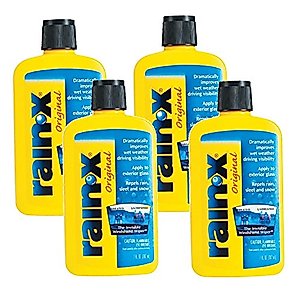 Rain-X Original (4 Pack) Glass Treatment, Squeeze Bottle 7oz