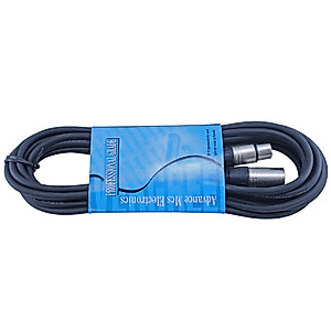 MCS 10 Pack 3pin 20 Ft Foot XLR Male to Female Mic Cord Microphone Cable (Ten)