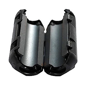 12pcs Inner Diameter 9mm 0.35 inch Noise Filter Ferrite Core Ferrite Clamps Ferrite Clip Ferrite Chokes Ferrite Snap Ferrite Bead 2035-0930 Black