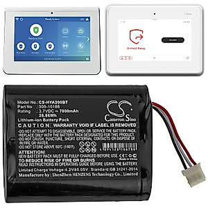 CS Cameron Sino Replacement Battery for ADT Command Smart Security Panel, Compatible with Honeywell Pro 7 AI05-2 AIO7-1 AIO7-2(7800mAh,3.7V,Li-ion)