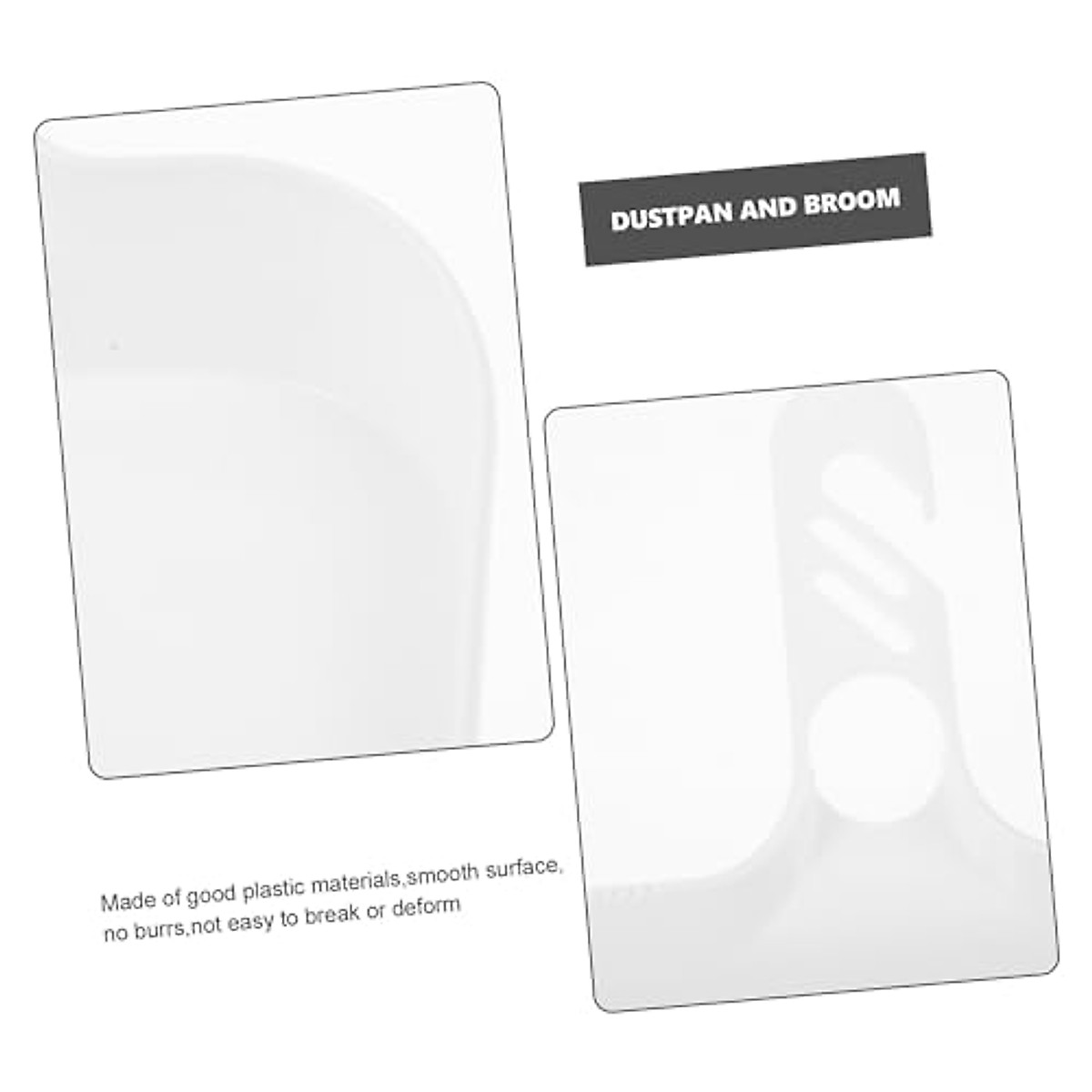 COOLHIYA 1 Set Mini Table Broom Whisk Broom Small Detail Brush Keyboard Dust Brush Broom and Dustpan Cleaning Broom Dustpan Keyboard Dust Remover Multi-Function Whisk Broom Plastic White