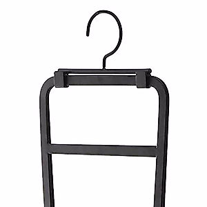 Yamazaki Bag Holder, Steel, Black, Anpassbar
