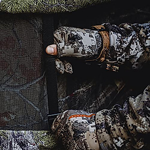 Barronett Blinds Ox 4 Backwoods Camo Heavy Duty Pop Up Ground Hunting Blind