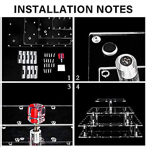YestBuy Cake Pop Display Stand, 56 Hole Cake Pop Holder, 3 Tiered Lollipop Holder for Weddings, Birthday Parties, Anniversaries Gift, Halloween, Christmas Candy Decorative (Clear)