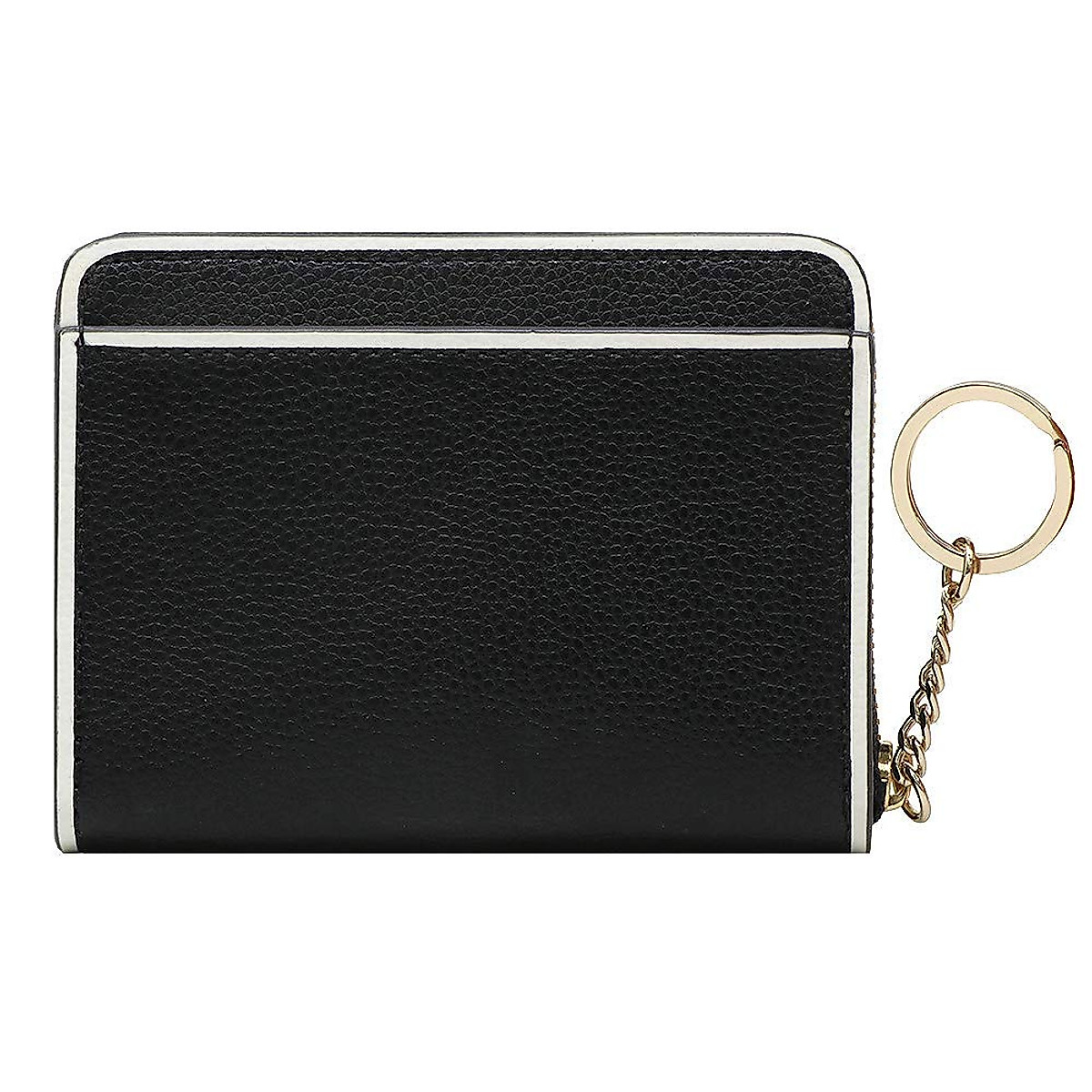 Kate Spade Dani Patterson Drive Painted Edge Black Bright White Wallet, Small