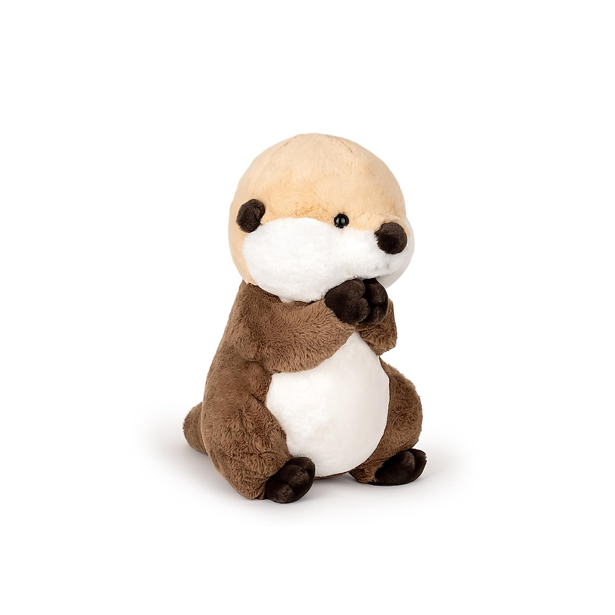 Wanwu World Sea Otter Stuffed Animal 15.7" Cute River Otter Plush Standing River Otter Plush Toy Christmas Birthday Gift for Kids Children Girls Boys