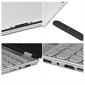Jectse 15.6in Laptop, 2.4G 5G WiFi 16GB DDR4 RAM Quad Core 180 Degree Flip Notebook Computer with Backlit Keyboard, HD IPS Screen, 5000mA Battery for Windows 11 (16G+256G US Plug)