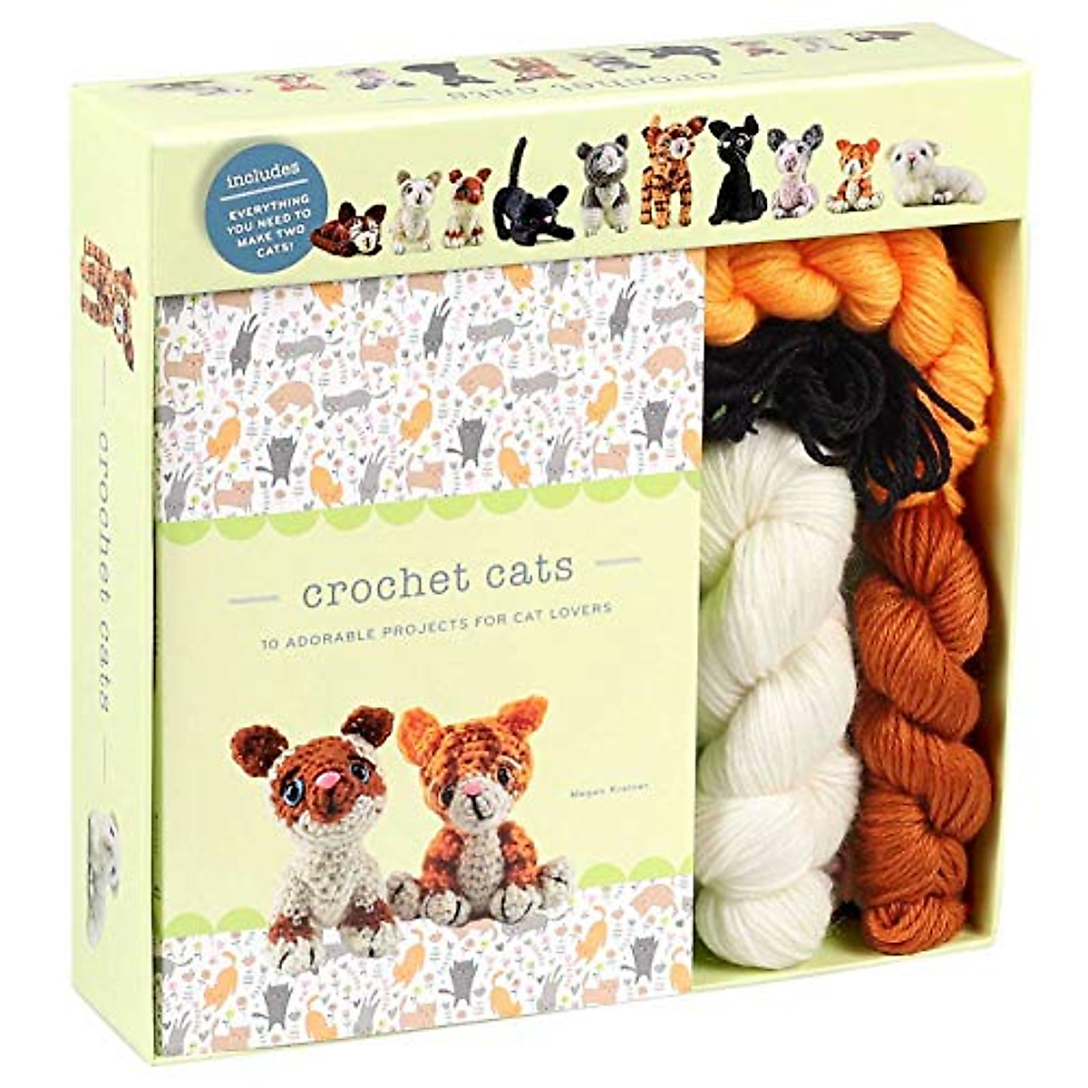 Crochet Cats: 10 Adorable Projects for Cat Lovers (Crochet Kits)