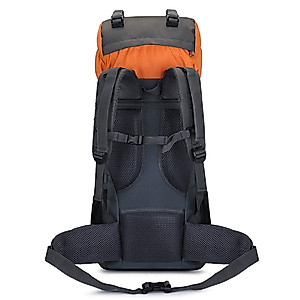 Bseash 60L Internal Frame Waterproof Hiking Camping Backpack with Rain Cover, Large Outdoor Sport Travel Daypack Rucksack