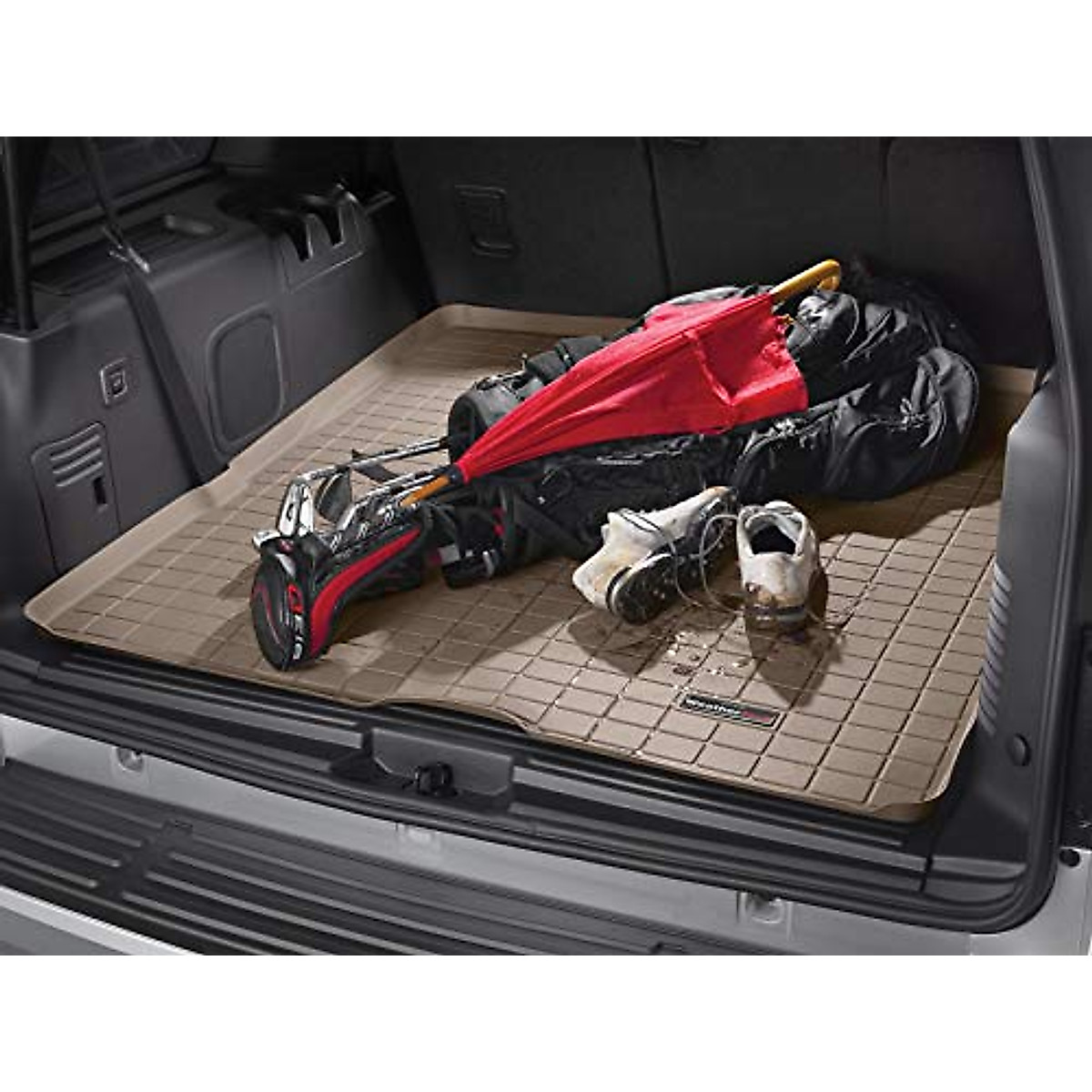 WeatherTech Cargo Trunk Liner for Ford Escape, Escape Hybrid, Escape Plug-in Hybrid - Behind 2nd Row (401323) Black