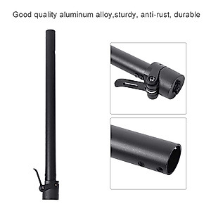Vbestlife Folding Pole with Base Spare Parts Folding System Folding Assembly Folding Pole Base for Xiaomi Mijia M365 Electric Foldable Scooter Black Xiaomi M365 Scooter Folding Pole M365 Parts