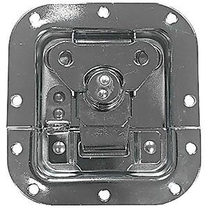 Seismic Audio - SARHW43 - Mid-Size Recessed Spring Loaded Butterfly Latch for PA DJ Rack Road Case Stainless