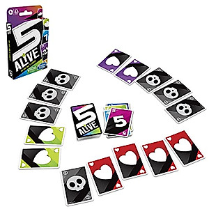 Hasbro Disney Frozen Five Alive Card Game, Quick Game for Kids and Families, Easy to Learn Family Game from 8 Years, 5 Alive Card Game for 2-6 Players