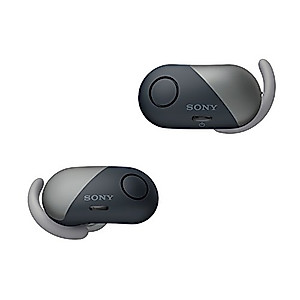 Sony SP700N Wireless Noise Canceling Sports in-Ear Headphones Black WF-SP700N/B (Renewed)