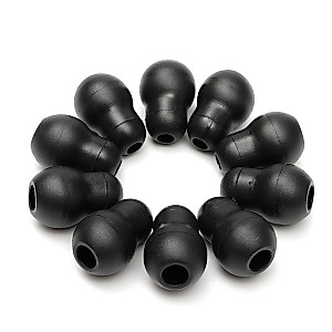 10pcs 2cm Silicone Black Super Soft Earplug Eartips Earpieces For Littmann Stethoscope