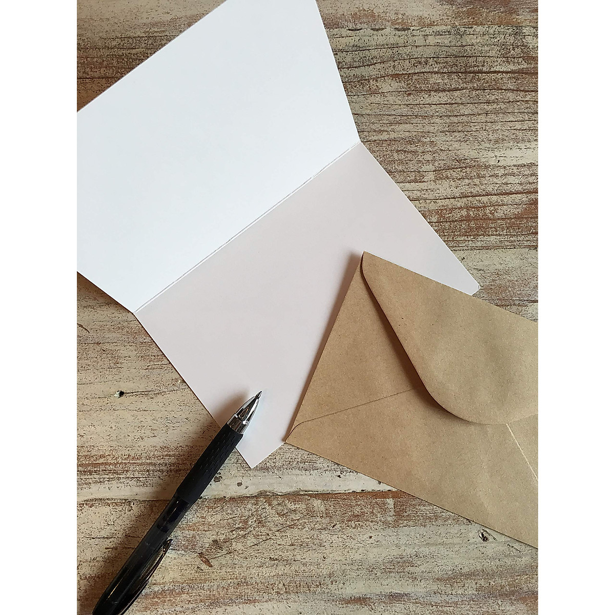 120 Thank You Cards Bulk - Thank You Notes - Blank Note Cards with Craft Paper Envelopes - Perfect for Business, Wedding, Graduation, Bridal and Baby Shower - 4x6 - Includes Labels