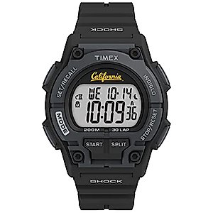 Timex Tribute Men's Collegiate Takeover 42mm Watch – California Golden Bears with Black Resin Strap