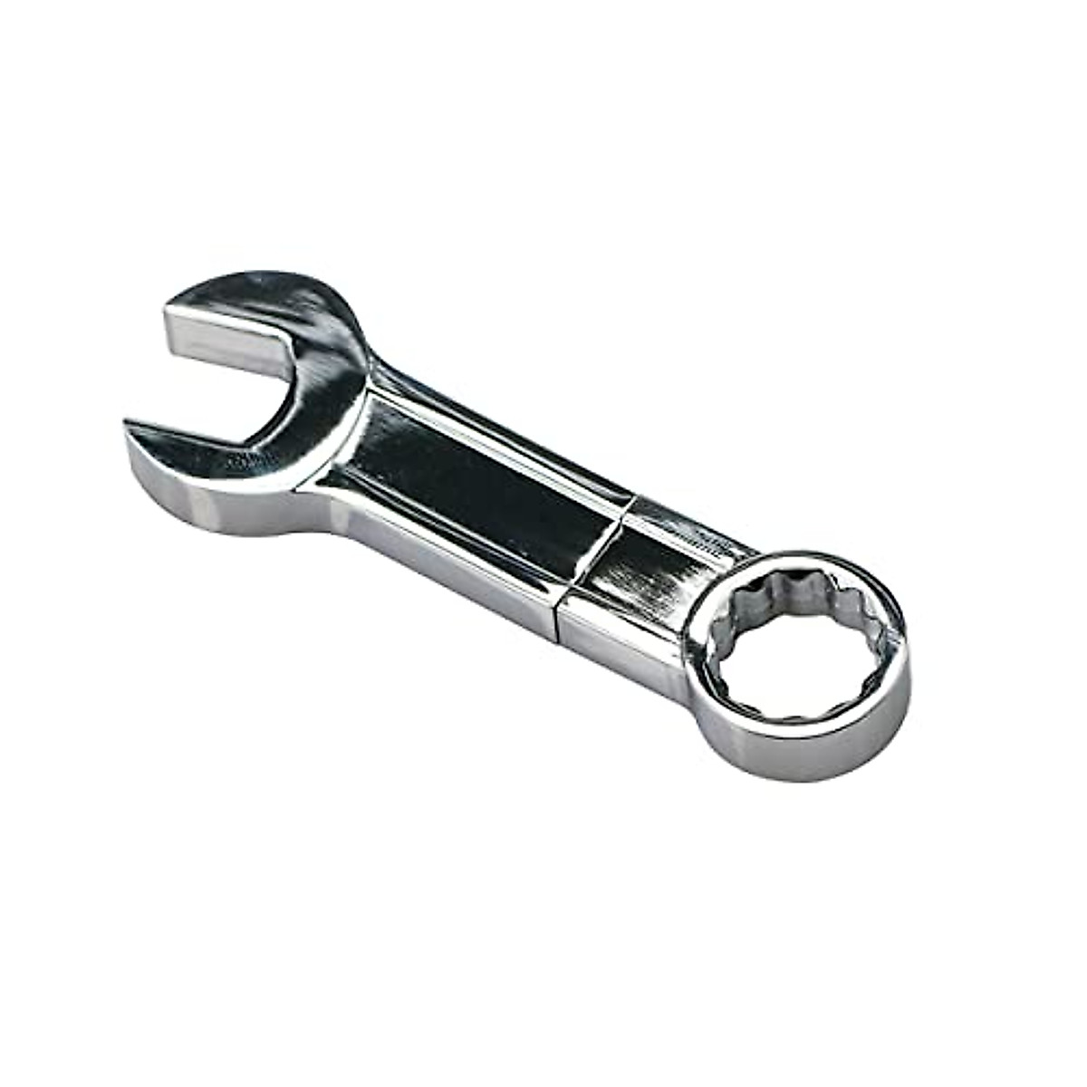 High Speed USB 3.0 Flash Drive 64GB Memory Stick Metal Silver Wrench Design Thumb Drives USB Stick Pen Drive for Data Storage - Civetman