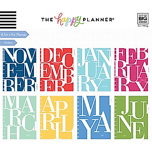 me & my BIG ideas The Happy Big 18 Month Planner, Multicolor